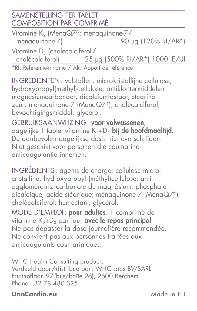 Vitamin K2 + D3 – Kindel Health Ltd